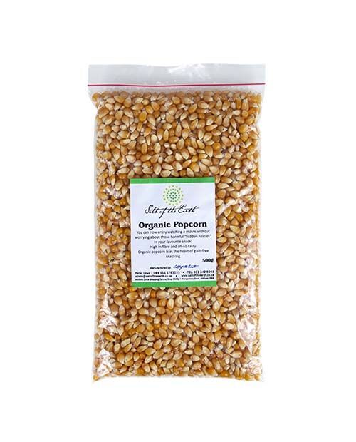 Organic Popcorn 500g – Salt of the Earth