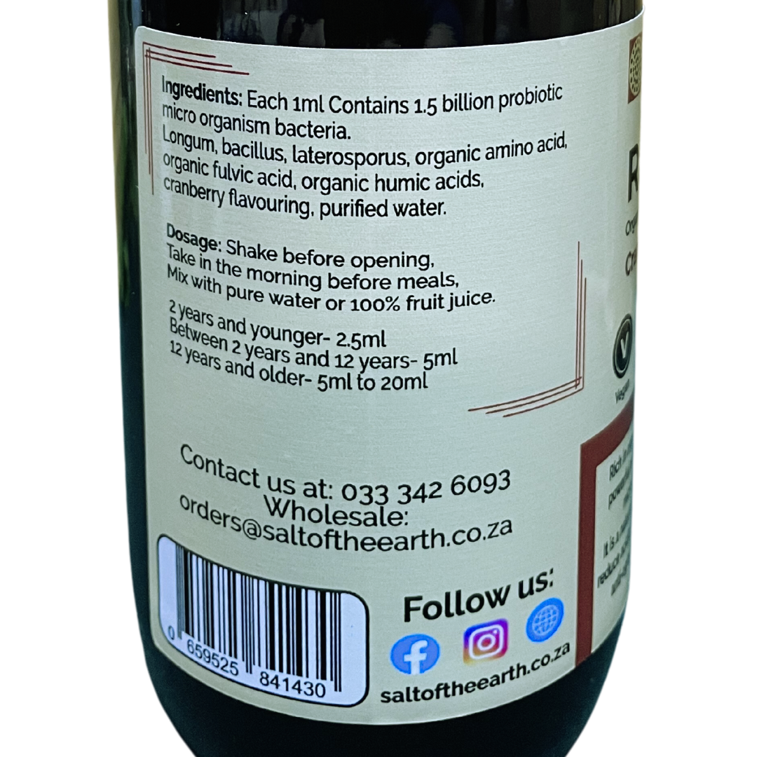 Salt of the Earth Rafaa – Cranberry 500ml – Salt of the Earth