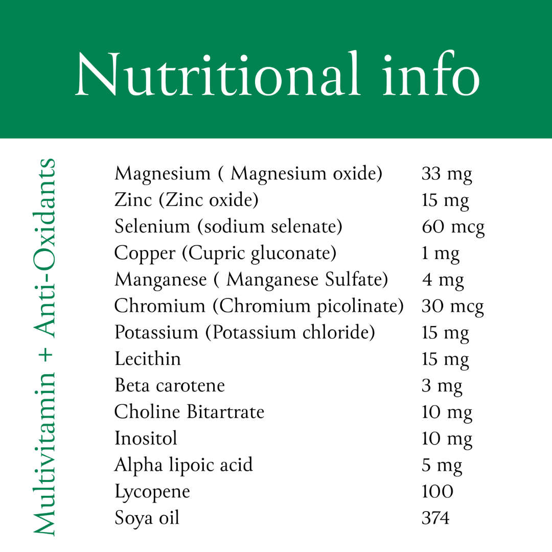 Biolife Multivitamin + Anti-Oxidants- 30caps – Salt of the Earth